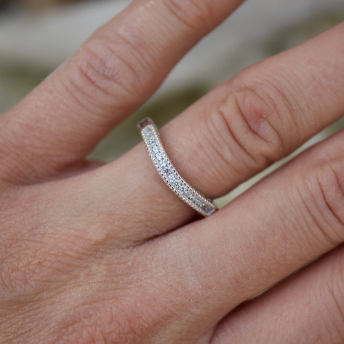 Paisley Band- Sterling silver antler wedding band by The Antlered Doe ...
