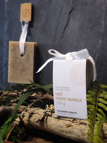 Savon lait coco vanille, enivrant | Savonnerie Ferrone