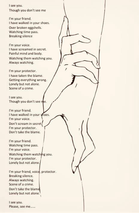 A poem by one of our own for those suffering abuse during COVID-19
