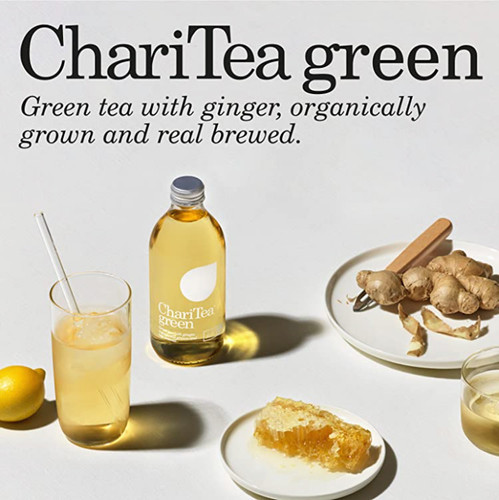 ChariTea - Green Tea with Ginger and Honey (330ml) | The Bare Alternative