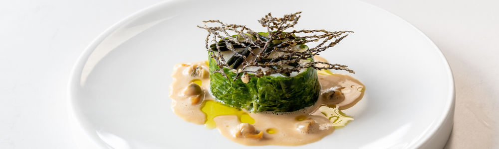 Picking seaweed and cooking it with brill & cockles