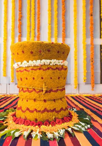 Backyard Pasupu Kottadam Ceremony