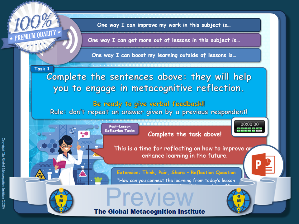 Virtual Lesson Wrapper | Metacognition