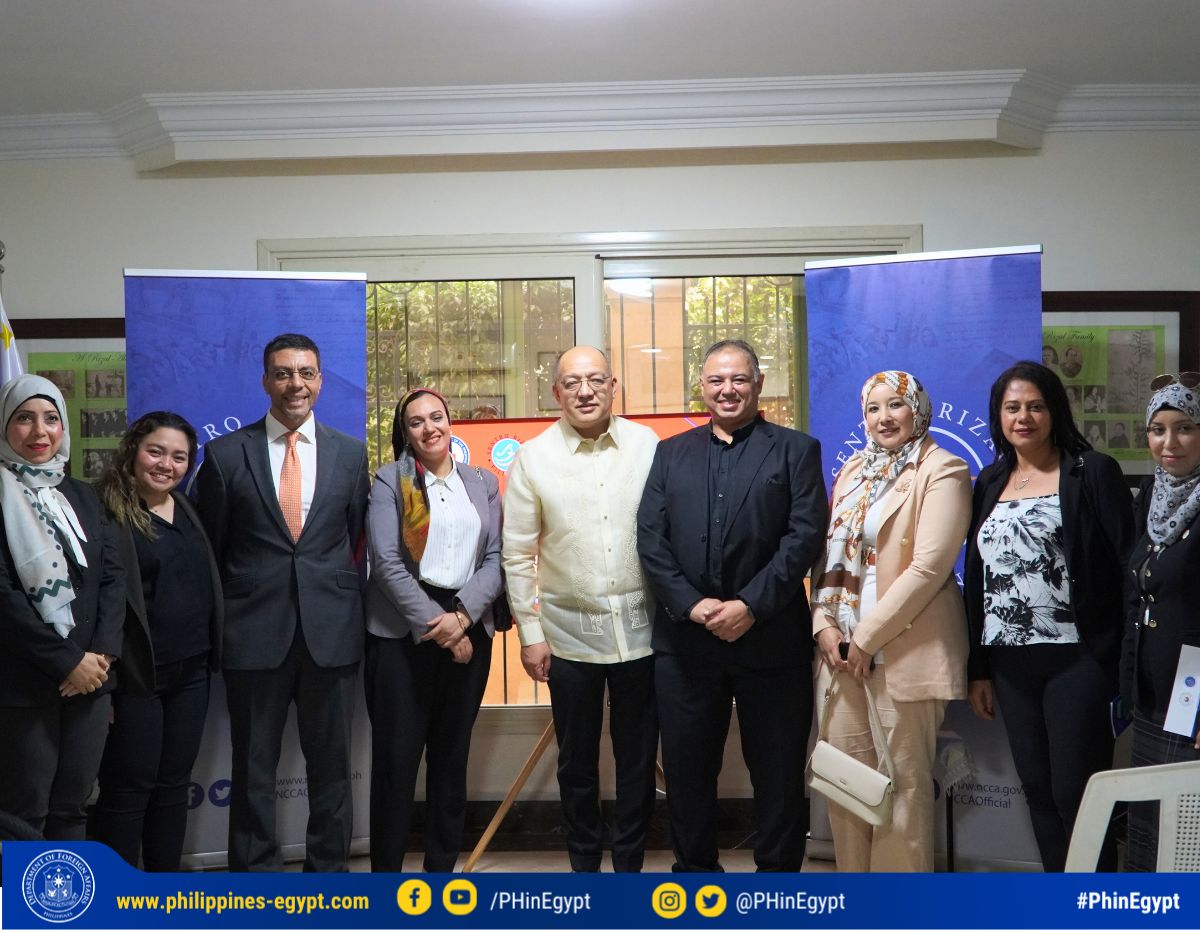 Launch of Sentro Rizal-Egypt website and Reintroduced the Sentro Rizal ...