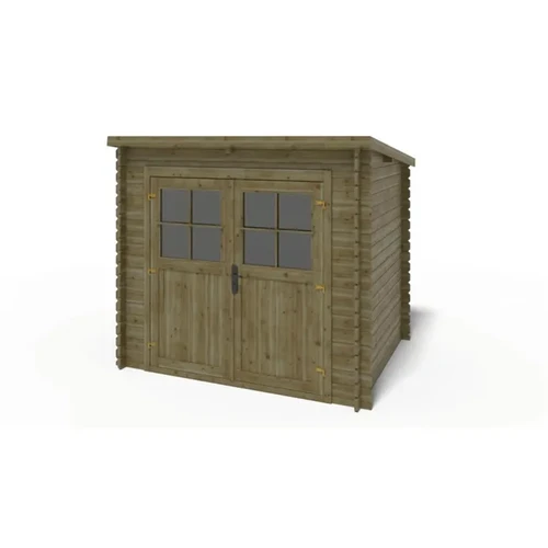 Abri de jardin en bois - 5m2 - 2,50x2m - Ep. 28mm - Autoclave Nature ... Abri de jardin en bois - 5m2 - 2,50x2m - Ep. 28mm - Autoclave Nature ...