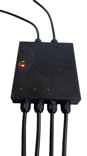 Underwater IP68 Isolated DMX Splitter 1x4 | SyncD | Dhyani Technologies