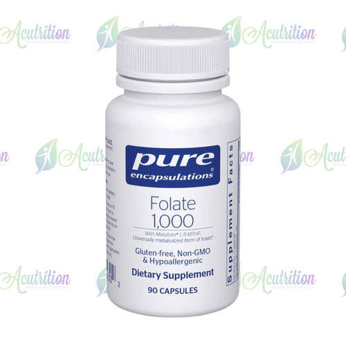 Folate 1000 mcg by Pure Encapsulations | Acutrition