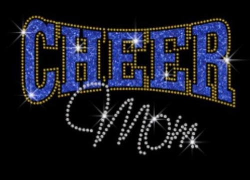 Cheer Mom Glitter/ Rhinestone Mix | cheer-uniforms