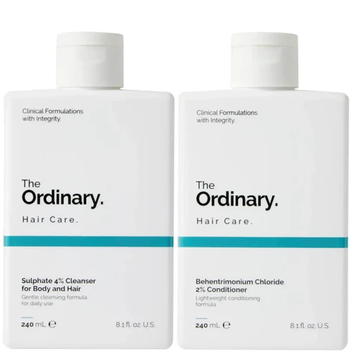 The Ordinary Sulphate Cleanser and Behentrimonium Chloride Conditioner ...