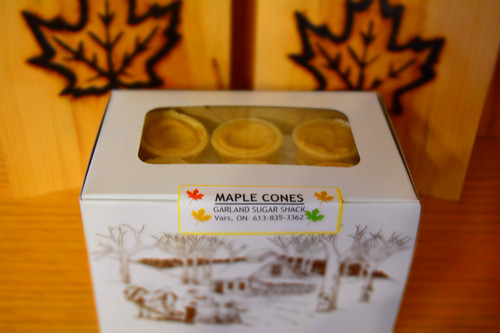 Maple Cones - Box of 6 | garland-sugar-shack