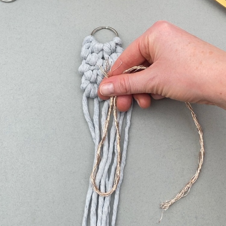 THREE gorgeous DIY macrame key rings