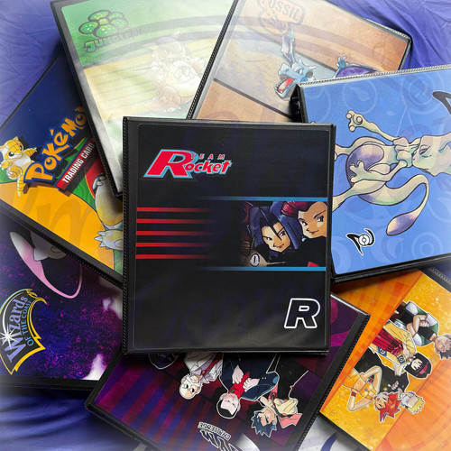Team Rocket Pokémon Binder Inserts | Vintage Team Rocket Collection ...