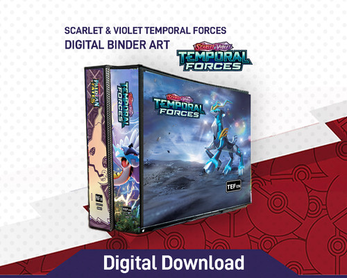 Scarlet & Violet Temporal Forces Binder Inserts Digital Art | Elm ...
