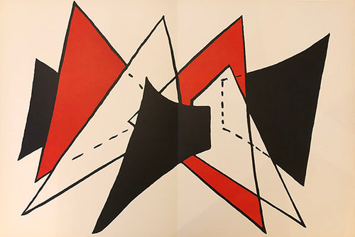 Alexander Calder - Red and Black Triangles | Mysite