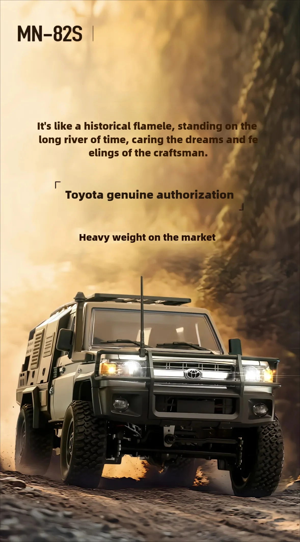 MNRC MN82S RC Car 1/12 Scale 2.4G 4WD For Toyota LC79 Off-Road Vehicle ...