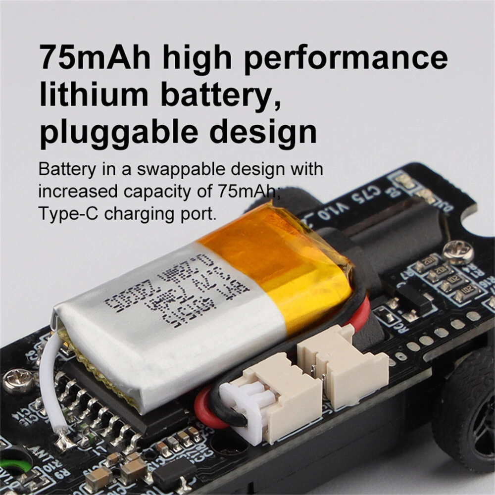 Turbo Racing C75 RTR 1/76 2.4G RWD Mini Desktop Sports Car- RC India ...