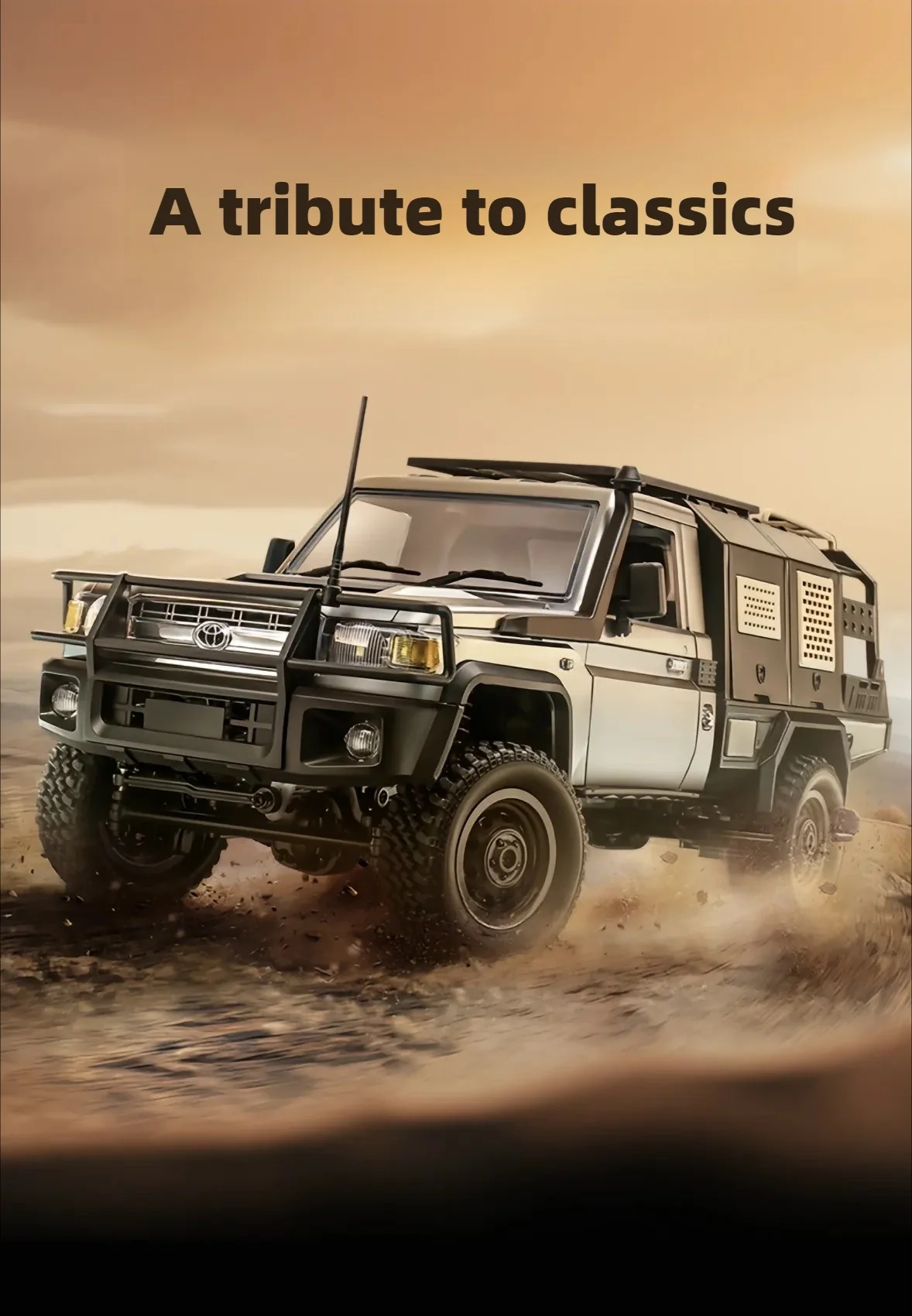 MNRC MN82S RC Car 1/12 Scale 2.4G 4WD For Toyota LC79 Off-Road Vehicle ...