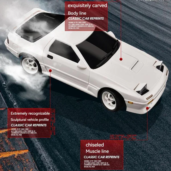 LDRC LD1802 RX7 1/18 RWD Drift RC Car- India | Bharat Hobby