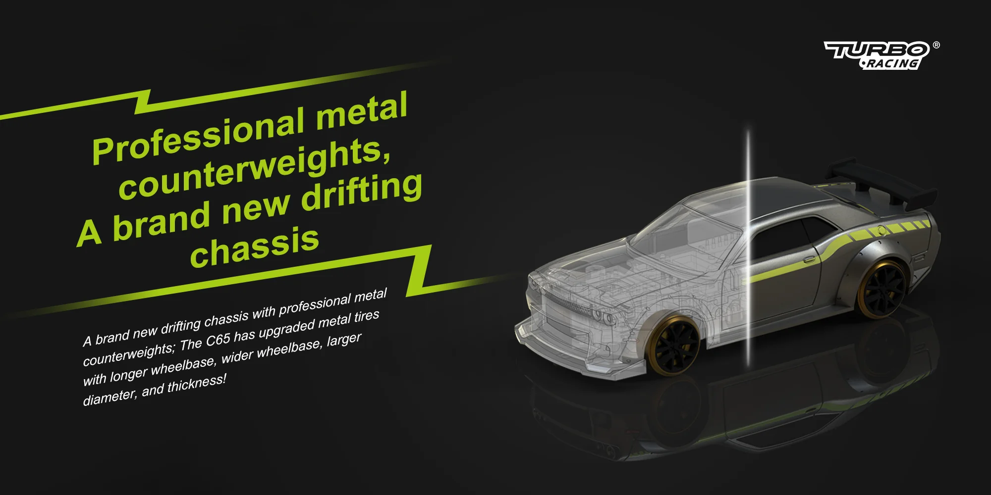 Turbo Racing C65 1:76 RTR Desktop Drift RC Car(with Gyro) India ...