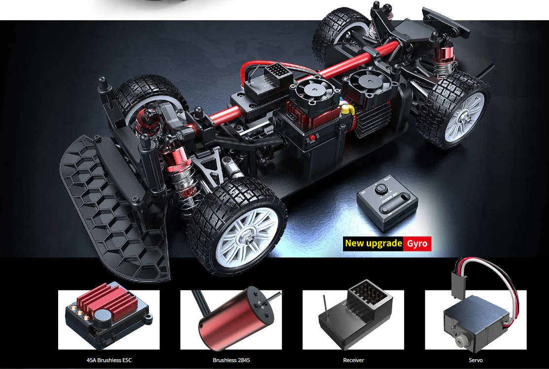 MJX Hyper Go 14303 (Gyro) 1:14 RC Car 2.4G High Speed Drift Rally Car RC India | Bharat Hobby