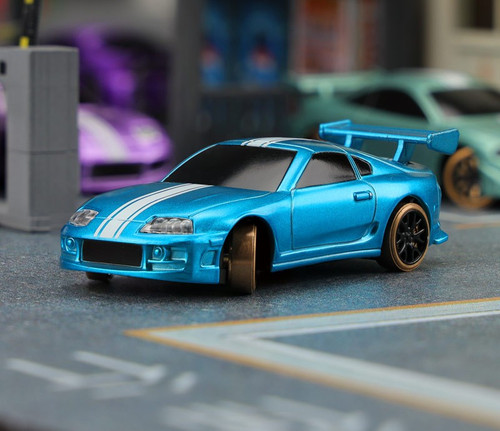 Turbo Racing C63 Desktop Drift RC Car 1:76 RTR (Blue)- India | Bharat Hobby