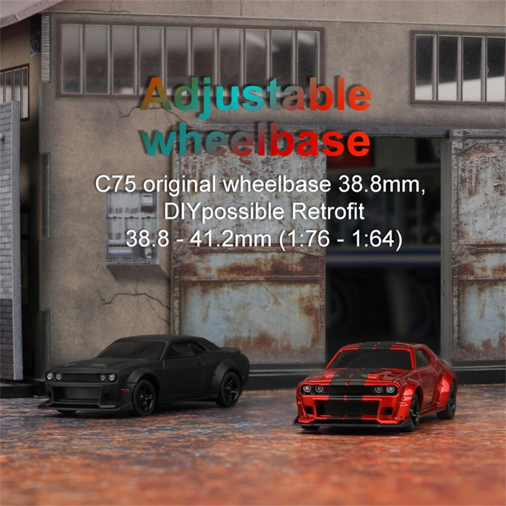 Turbo Racing C75 RTR 1/76 2.4G RWD Mini Desktop Sports Car- RC India ...