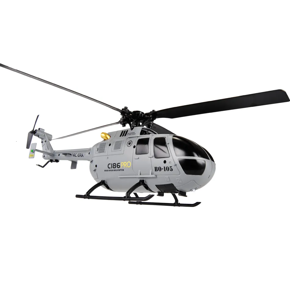 RC Era C186 Pro, 4CH RC Helicopter w/ Aileronless Design and 6-Axis ...