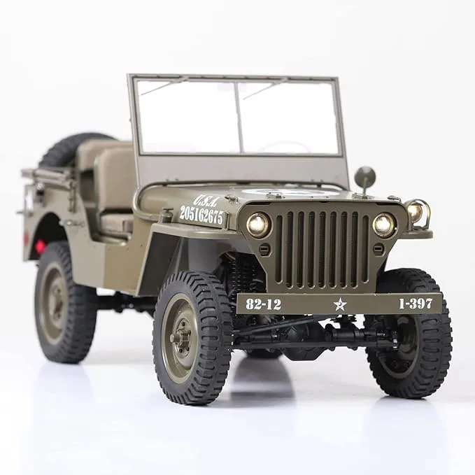 ROCHOBBY 1:6 1941 MB Scaler RS Green(Willys Jeep)RC India | Bharat Hobby