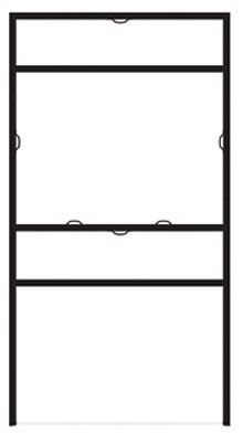 Double Rider Frame (24x18) | Cypress Signs