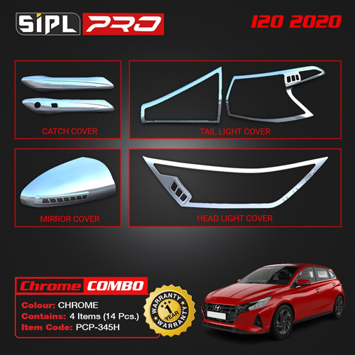 Hyundai i20 2020+ Chrome Kit (S/4) | siplautomotives