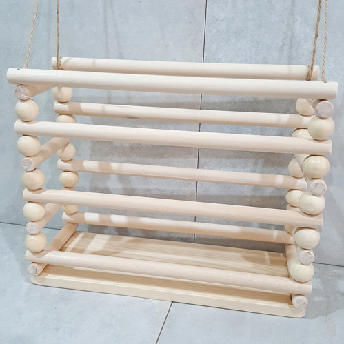 Wooden Hanging Hay Feeder | Nature's Goodies