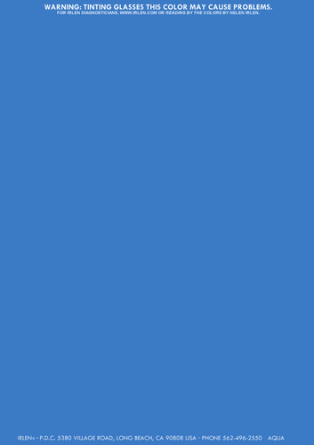 Irlen Aqua Coloured Overlay | Irlennorthwest
