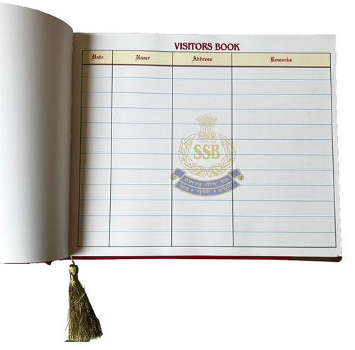 Premium Visitor Book | Army Sales