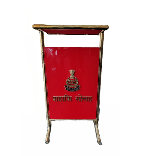 Brass Lecture Stand/Podium | Army Sales