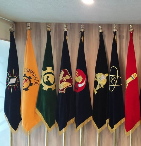 CISF Velvet Zari Flags | Army Sales