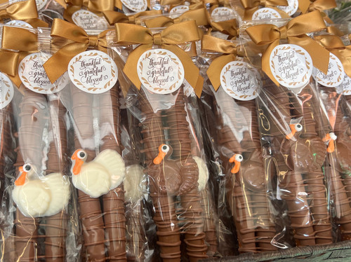 Thanksgiving Pretzel Rods | Jubilee Chocolate