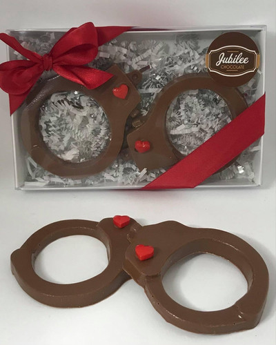 Chocolate Handcuffs | Jubilee Chocolate