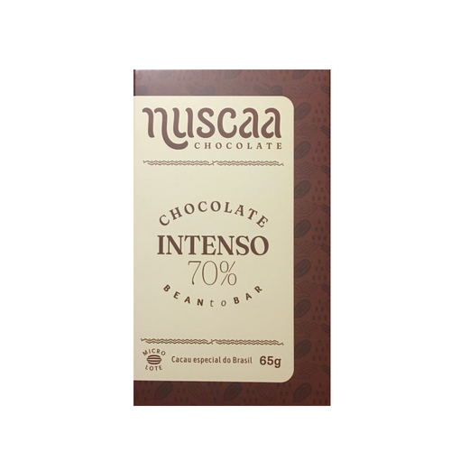 70% cacau Intenso - Nuscaa - 65g | Cocoa Hunters Club