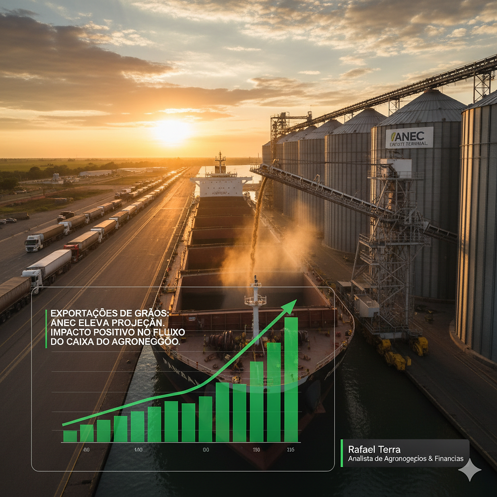 📈 Exportações de Grãos: A Revisão Altista da Anec e o Impacto no Fluxo ...