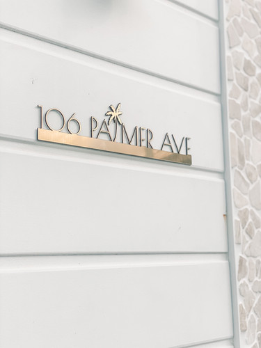 Luxe - One line Number & Street | Ivy and Finn Designs