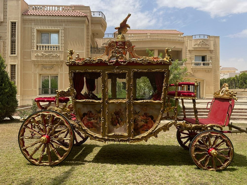 Custom Louis XVI Horse Drawn Carriage | Casa Couture Decor