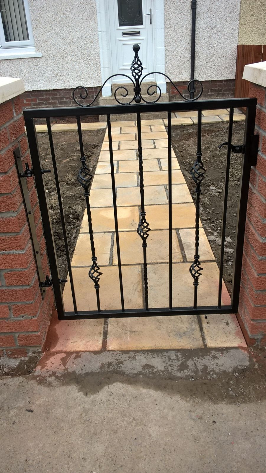 Wrought Iron Path Gate Larkhall