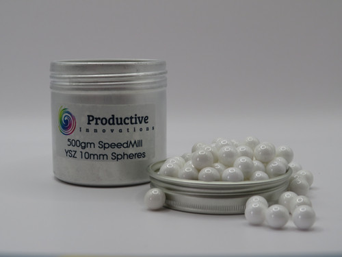 SpeedMill® 10mm Y.S.Z Spheres - Ceramic Milling / Grinding Media (500gm ...