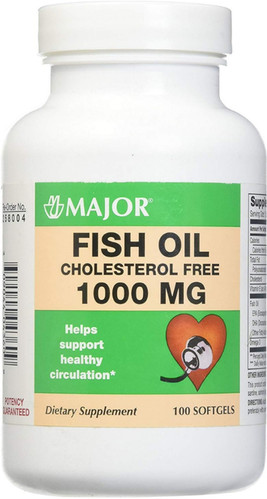 Fish Oil 1000 Mg SoftGel, 100 | Nephron Pharmacy