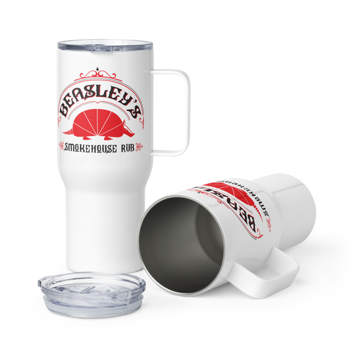 Beasley's Smokehouse Rub Travel Mug with Handle | Beasley's Smokehouse