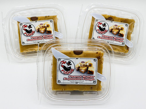 Peanut Butter Explosion Fudge (3-PACK) 18oz | FoxFudge.com