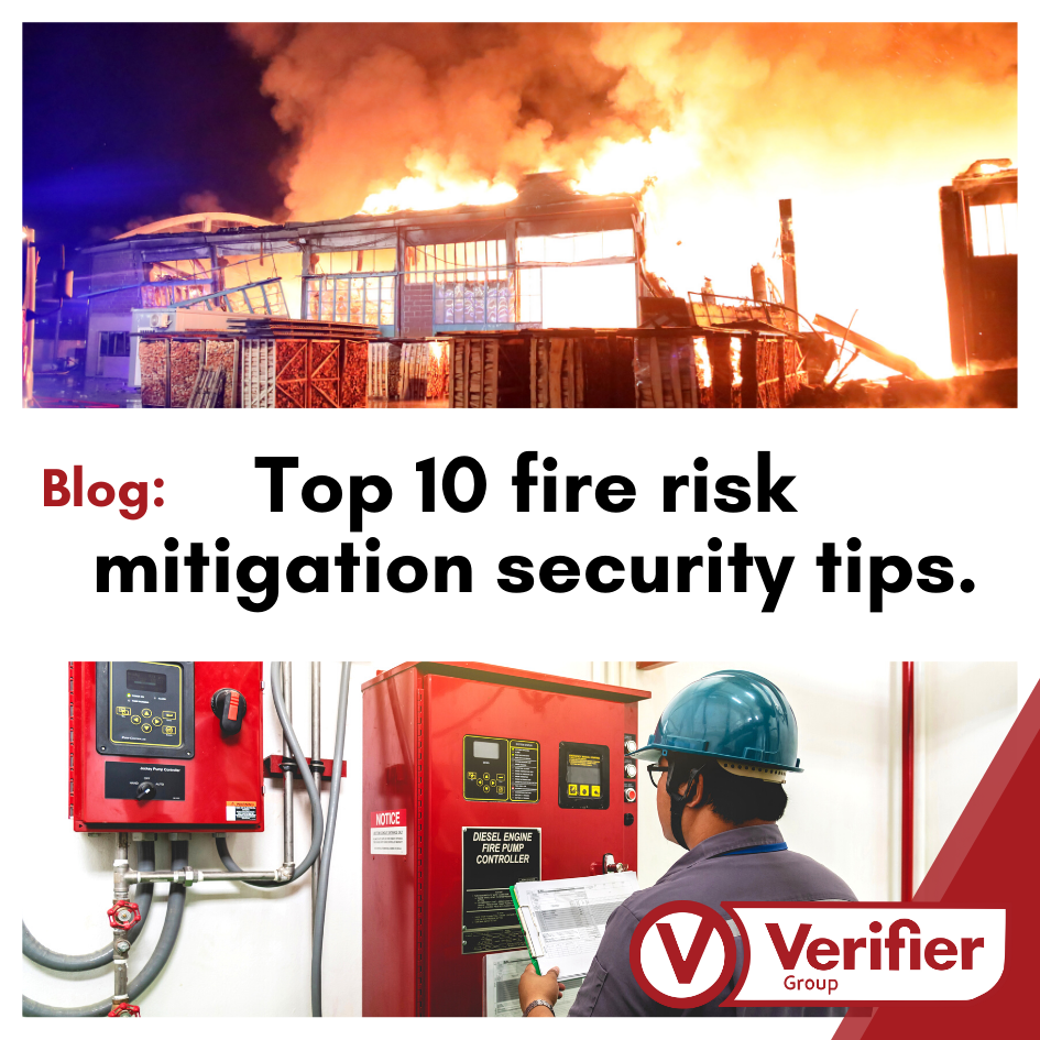 Top 10 ways to mitigate the risks fire poses on your property.