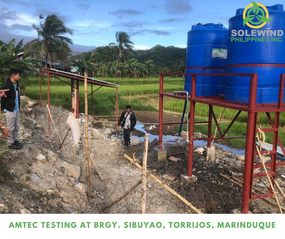 AMTEC Testing at Brgy. Sibuyao, Torrijos, Marinduque