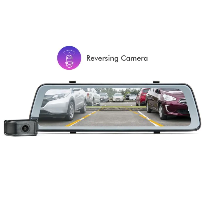 Road Angel Halo View Rear View Mirror and Dash Cam | Dash