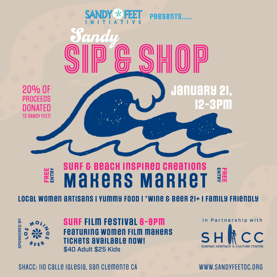 Sandy Sip & Shop! | sandyfeetoc